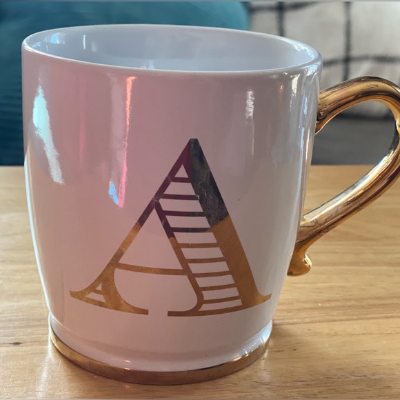 Dining | Gold Monogram Mug | Poshmark